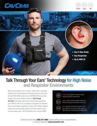 CavCom Talk Through Your Ears technology | PDF | Digital Audio ...
