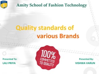 Quality Standard | PPT