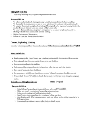 azmat Cv001 | DOCX | Resume Writing and Advice | Job Search