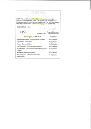 HSE CH2M HILL | PDF