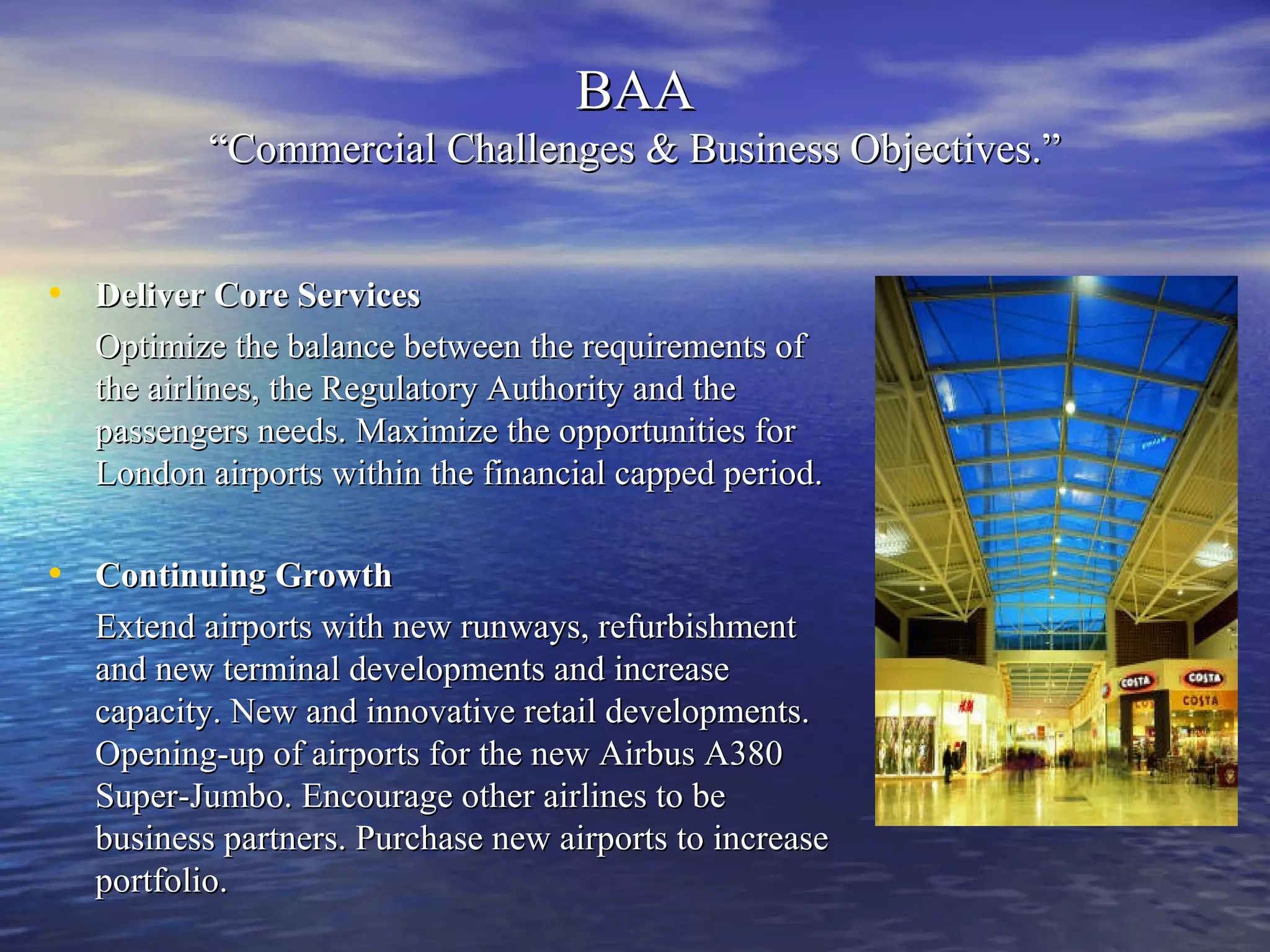 Presentation to BAA | PPT