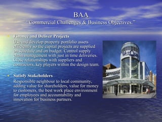 Presentation to BAA | PPT