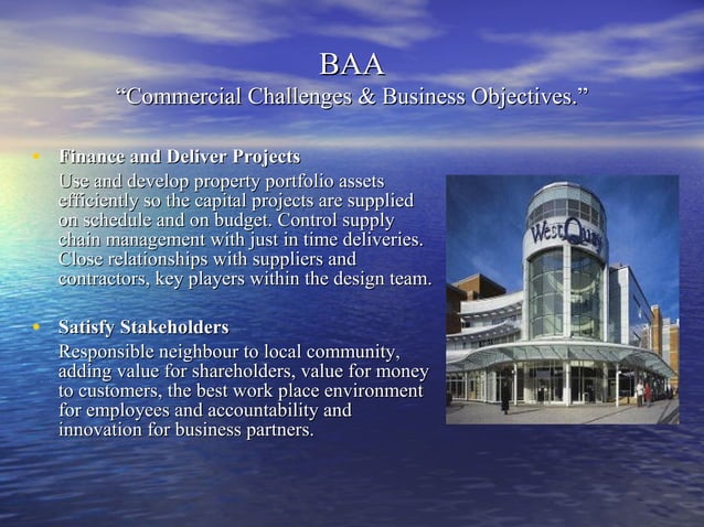 Presentation to BAA | PPT