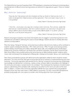 A Guide to Service Learning | PDF