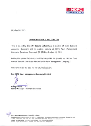 Internship Certificate | PDF