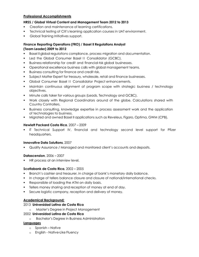 CV Hernán Funes External | PDF