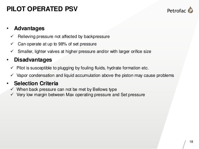 Pressure safety valves