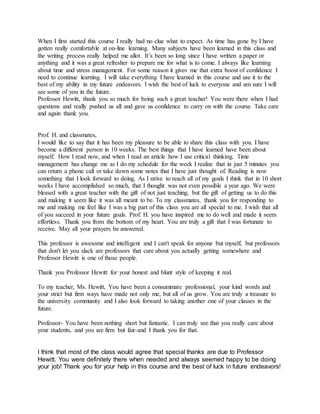 Student comments | PDF