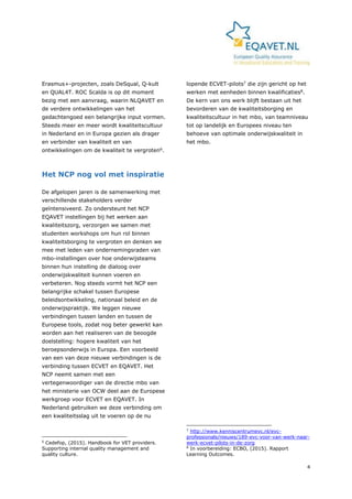 EQAVET in Nederland | PDF