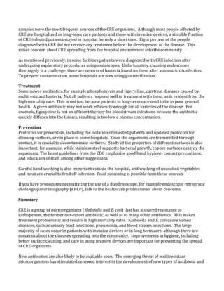 Carbapenem-Resistant Bacteria | DOC