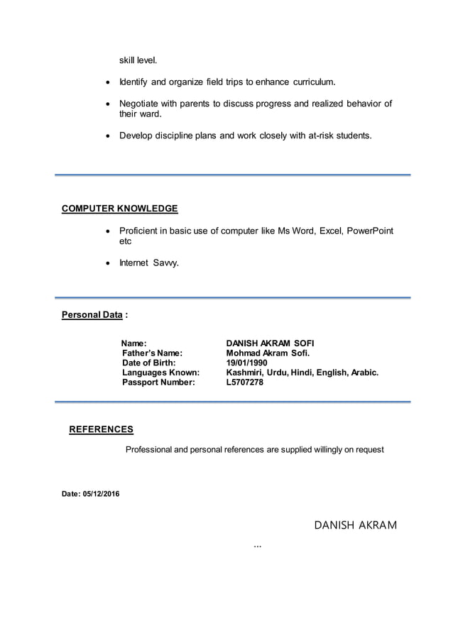 danish's resume ORI | DOCX
