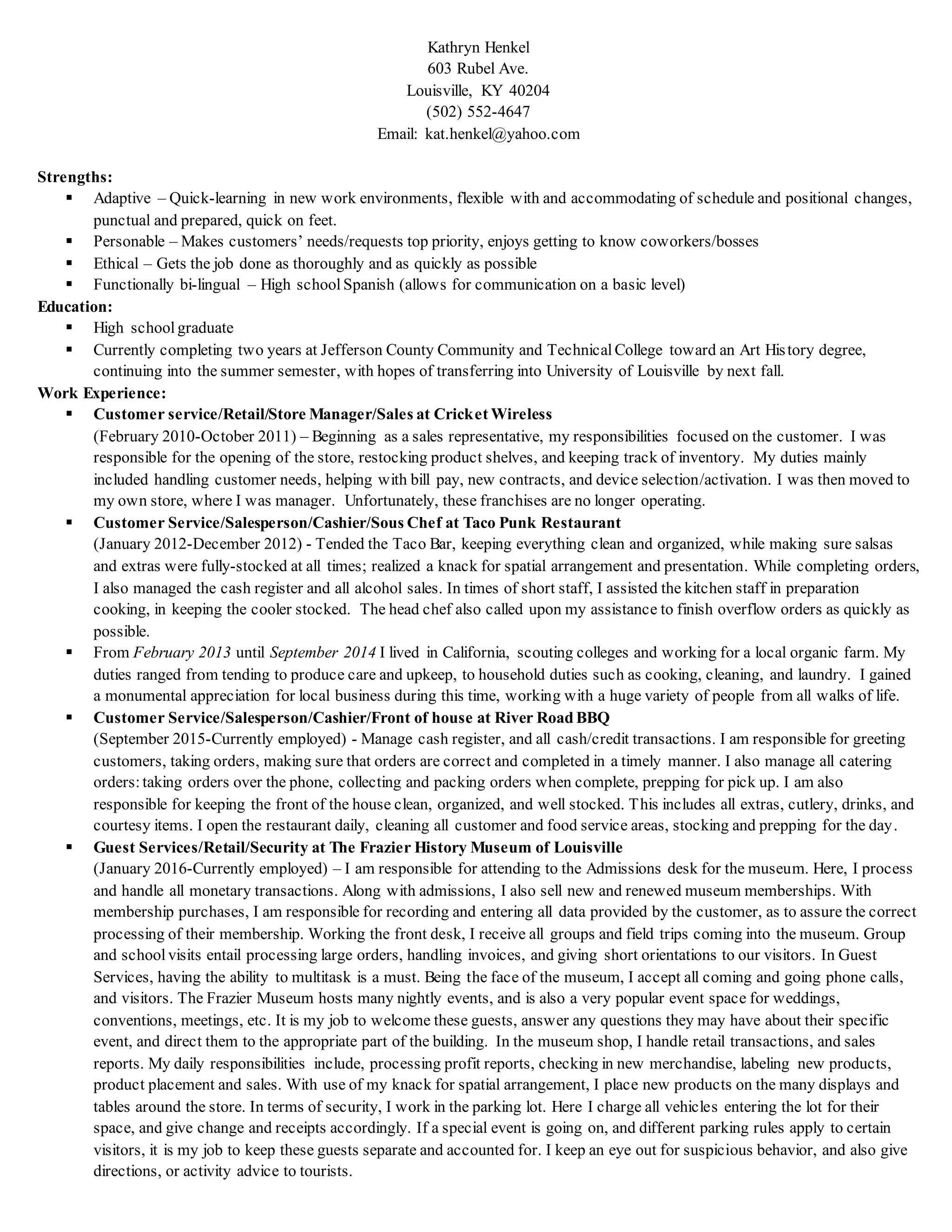 UpdatedResumeApril2016 | DOCX