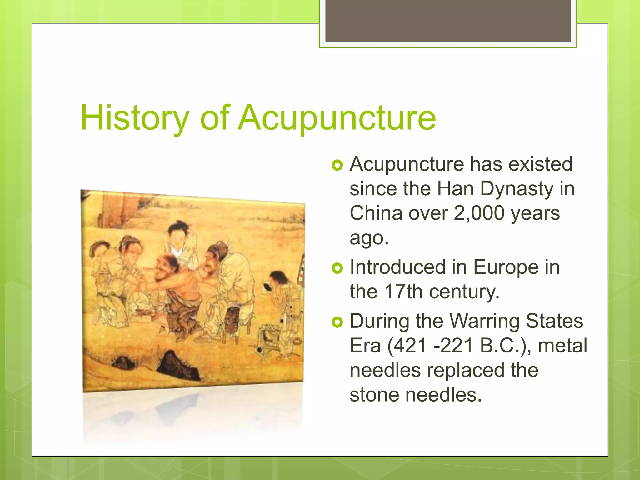 Acupuncture Presentation | PPTX