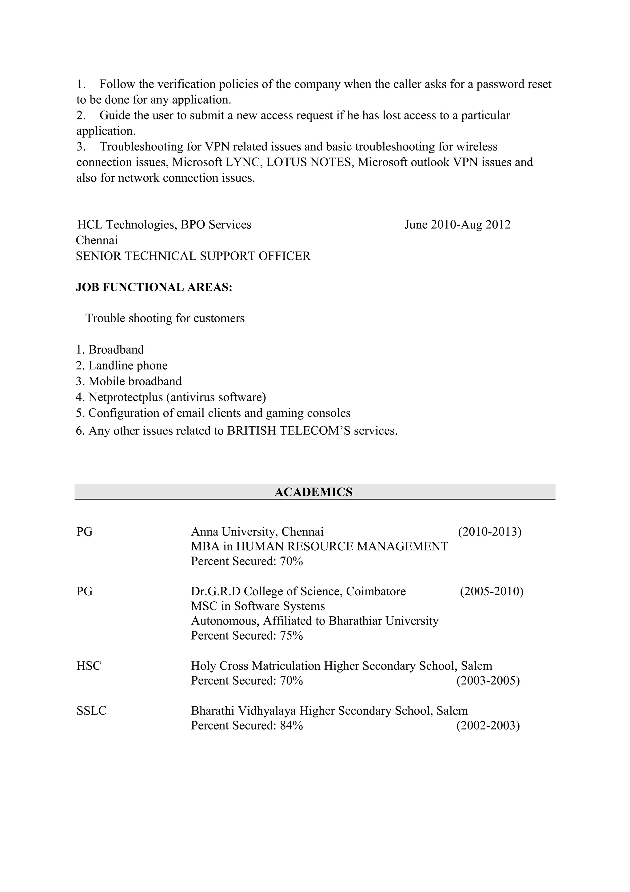 Team Lead role - Latest Resume - Balaji Prasath | DOC