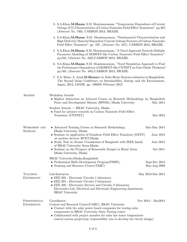 resume_Mahmudul_Hasan_BRACU | PDF