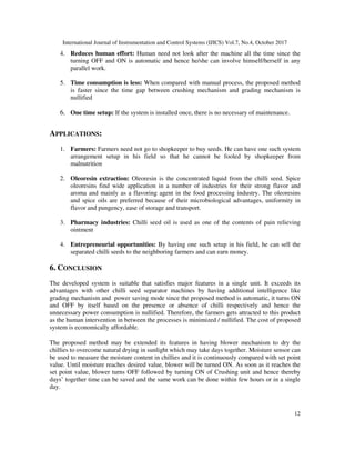 AUTOMATED CHILLI SEED EXTRACTOR USEFUL FOR INDIAN FARMERS | PDF