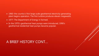 Geothermal Energy | PPTX