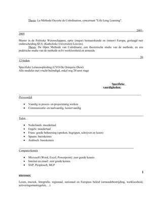 CV_MELISSA_VISSERS1 | DOC
