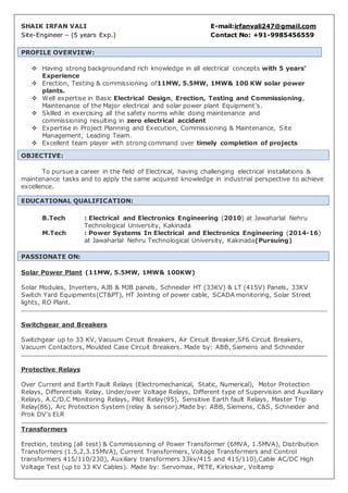 SHAIK IRFAN VALI resume (solar) | DOCX