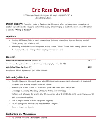 Graduation Echo Resume | DOCX