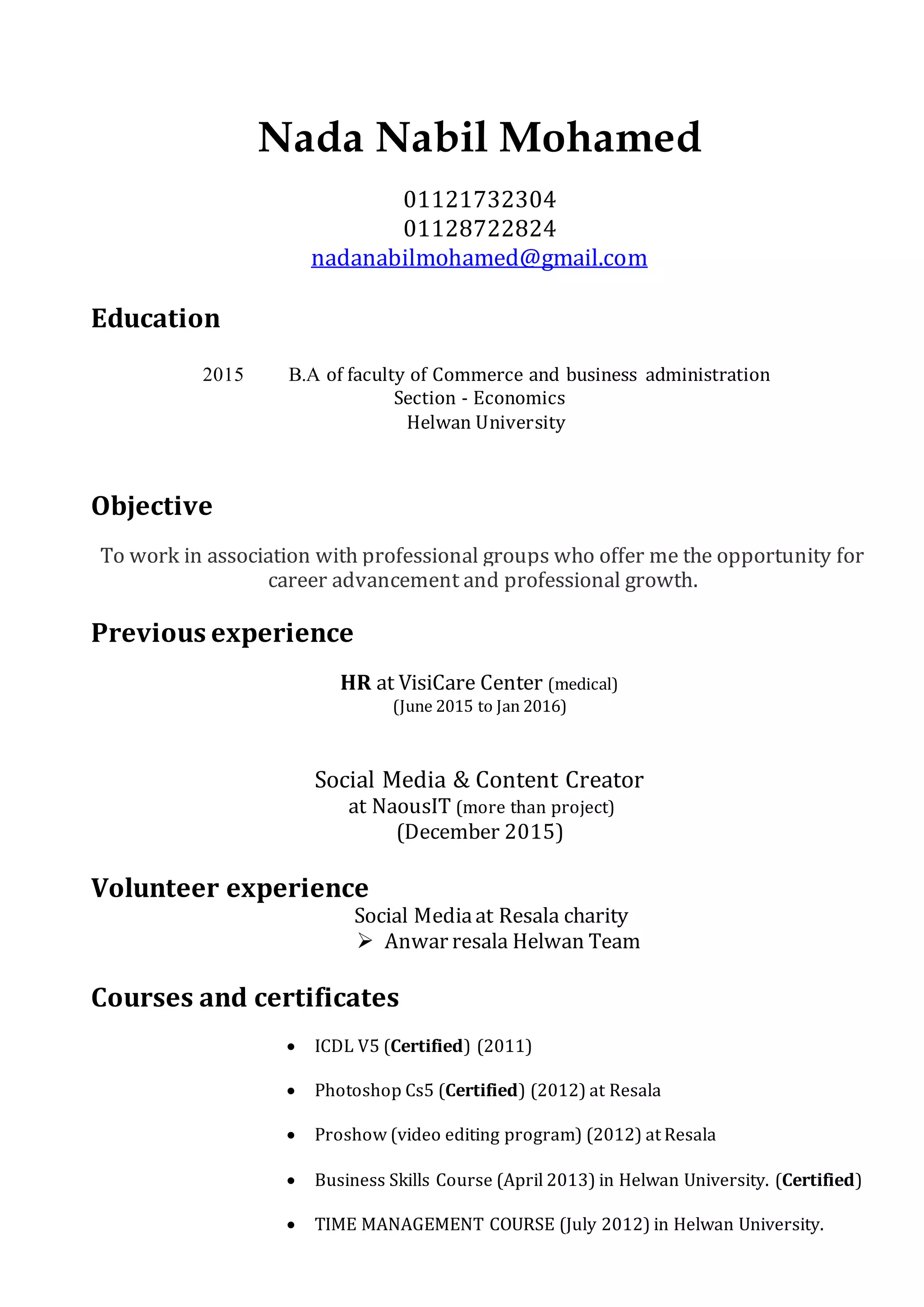 Nada-Nabil-cv-1 | DOCX