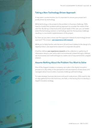 The 2017 CIO Roadmap to Project Success_Final | PDF