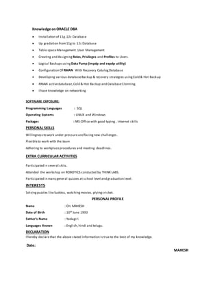 MAHESH FRESHER (1) | PDF