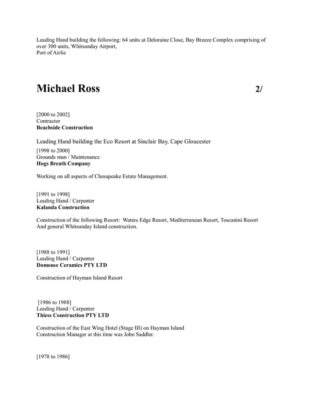 Mike CV PDF | PDF