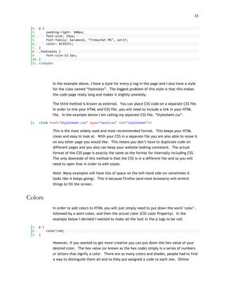 WebProgrammingTutorial | PDF