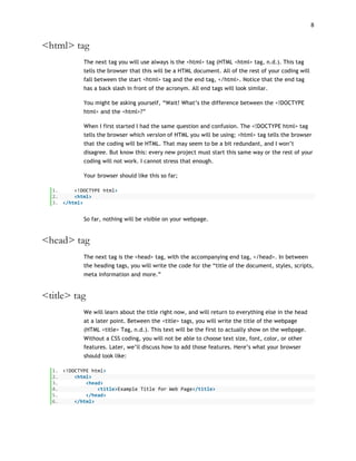 WebProgrammingTutorial | PDF