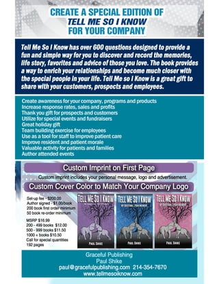 Custom Book Flyer | PDF