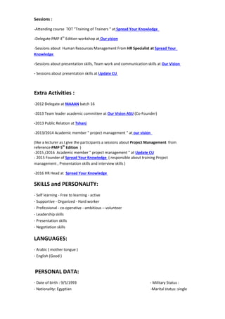 Ezzeldin elshorbagy CV | PDF