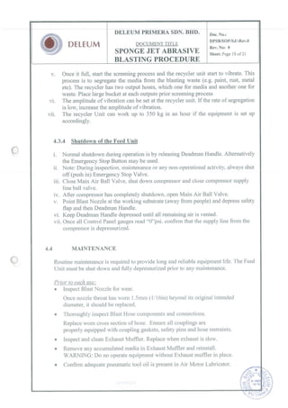 SOP BLASTING | PDF | Free Download