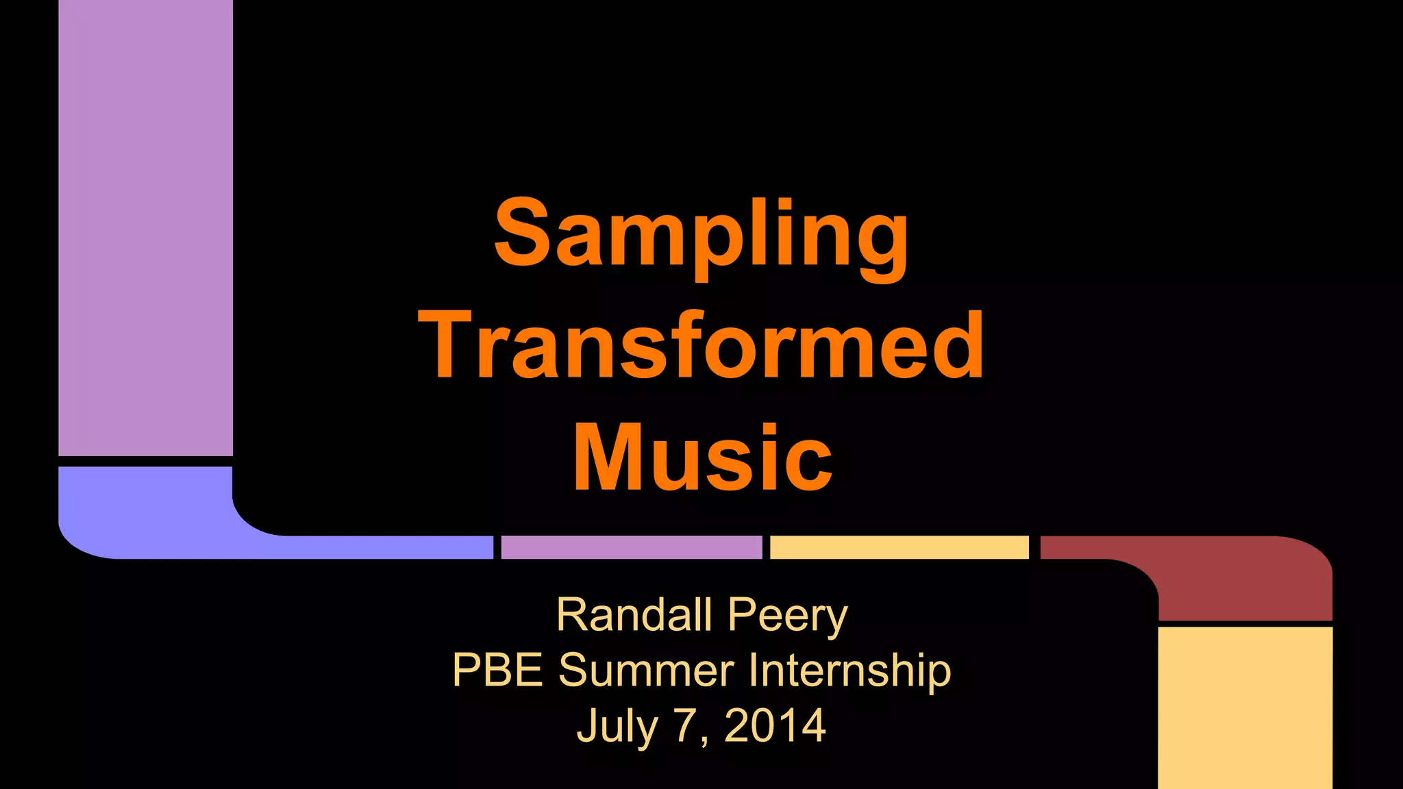 How Sampling Transformed Music | PDF | Audio Production | Content ...