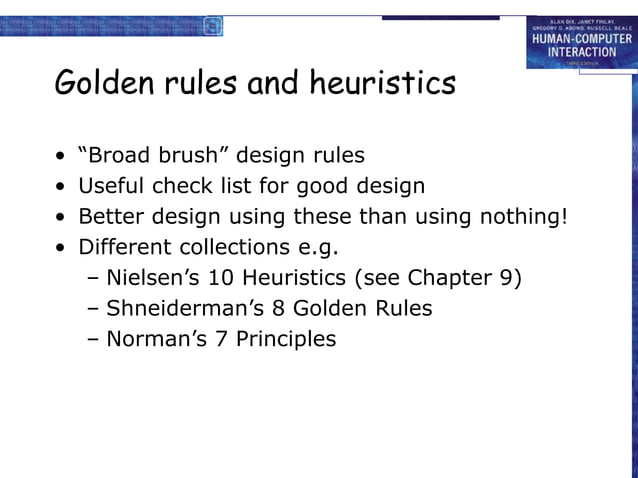 Design rules Human computer interaction.ppt
