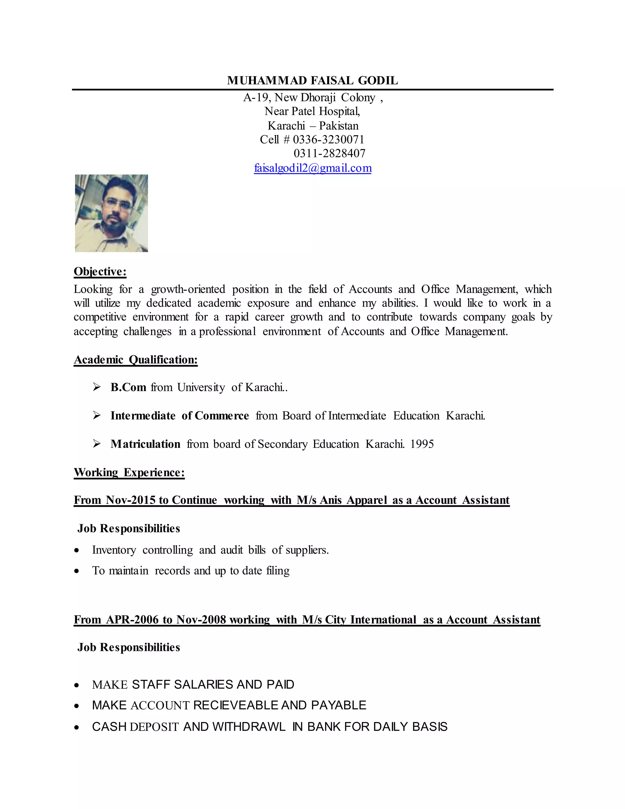 MUHAMMAD FAISAL GODIL | DOCX