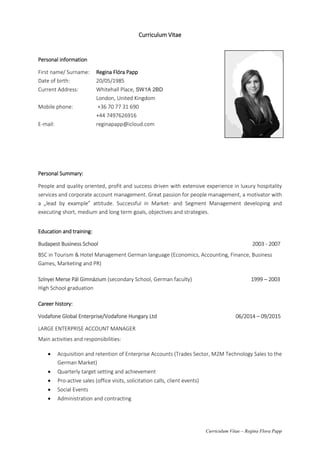 CVenglish new1 | PDF