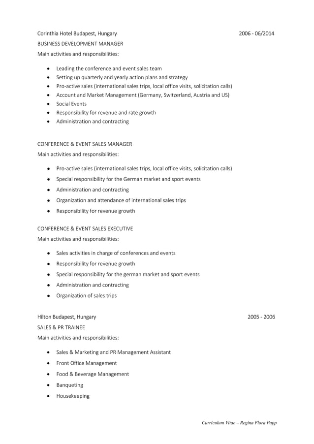 CVenglish new1 | PDF | Business Administration | Business