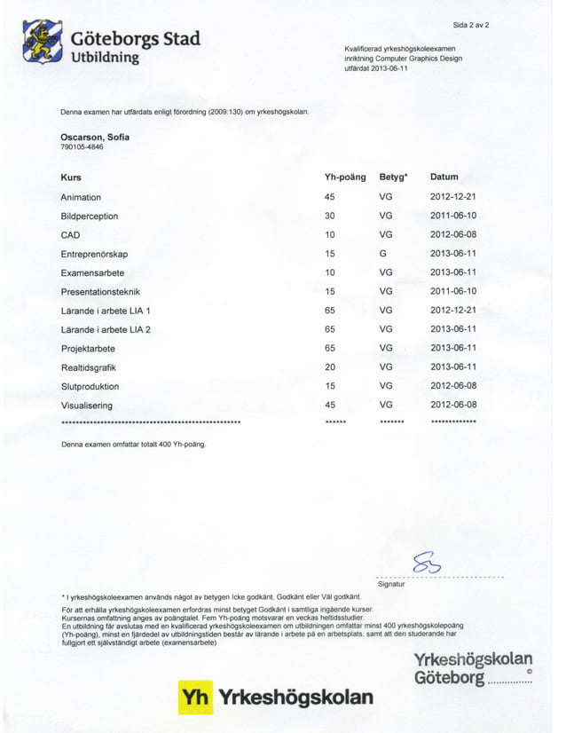 Examensbevis_CGD | PDF