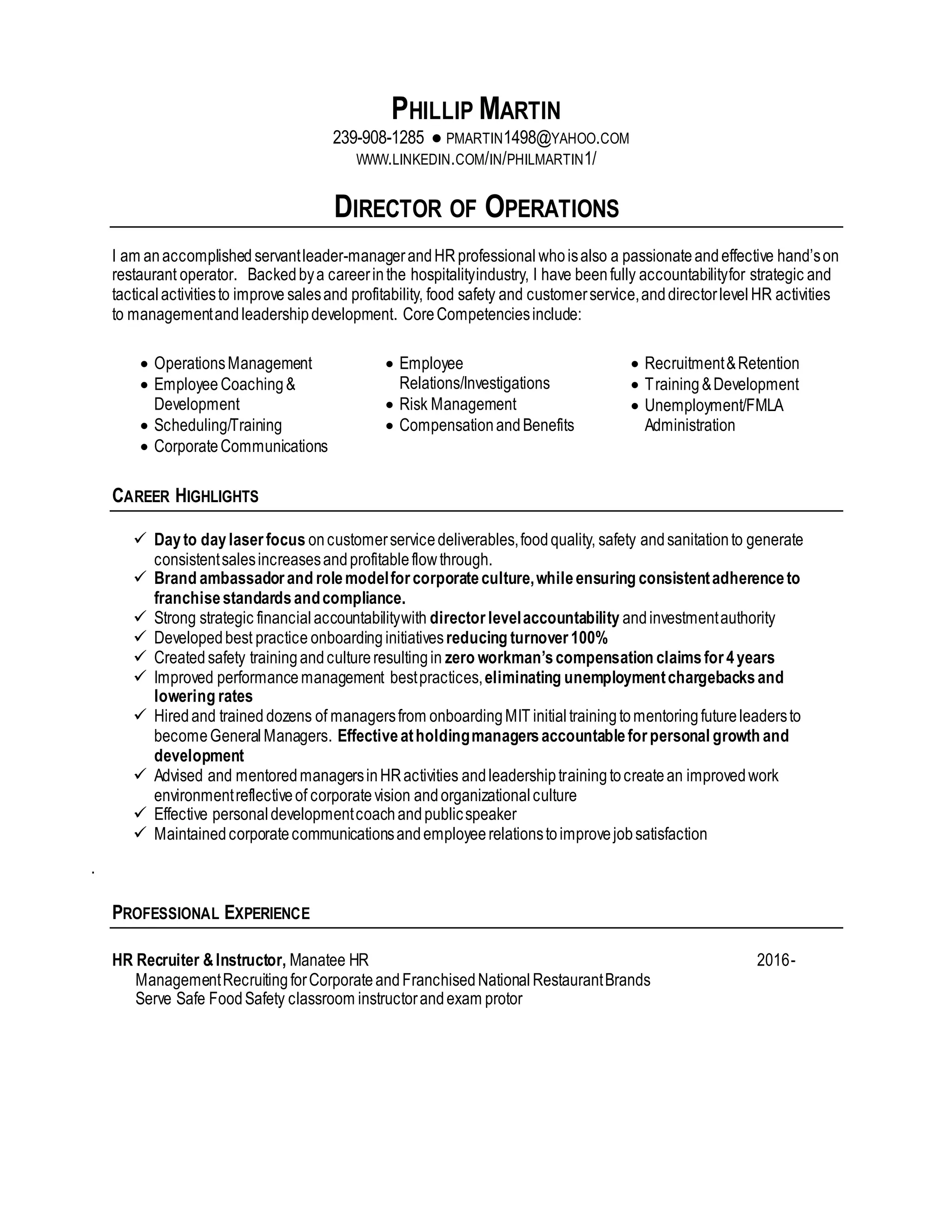 Martin Resume DM | DOCX