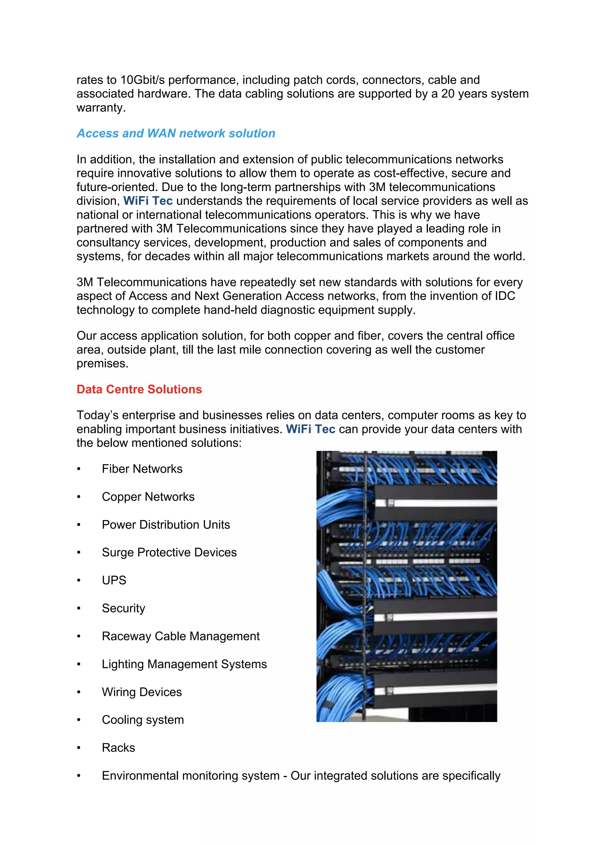 WiFi Tec company profile updated2 | PDF