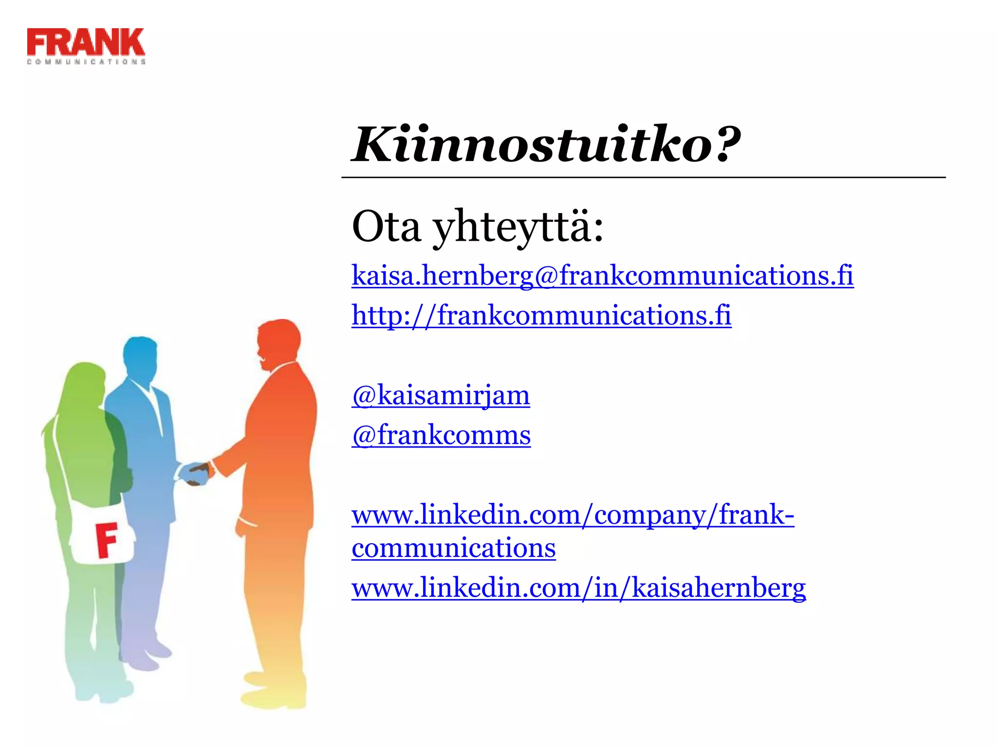 B2B-liidigenerointi sosiaalisessa mediassa | PPT