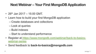 Back to Basics 2017 - Introduction to NoSQL | PPT