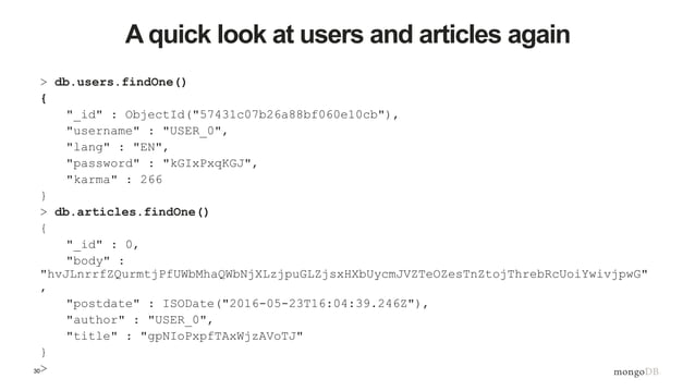 Back To Basics My First Mongodb Application Ppt