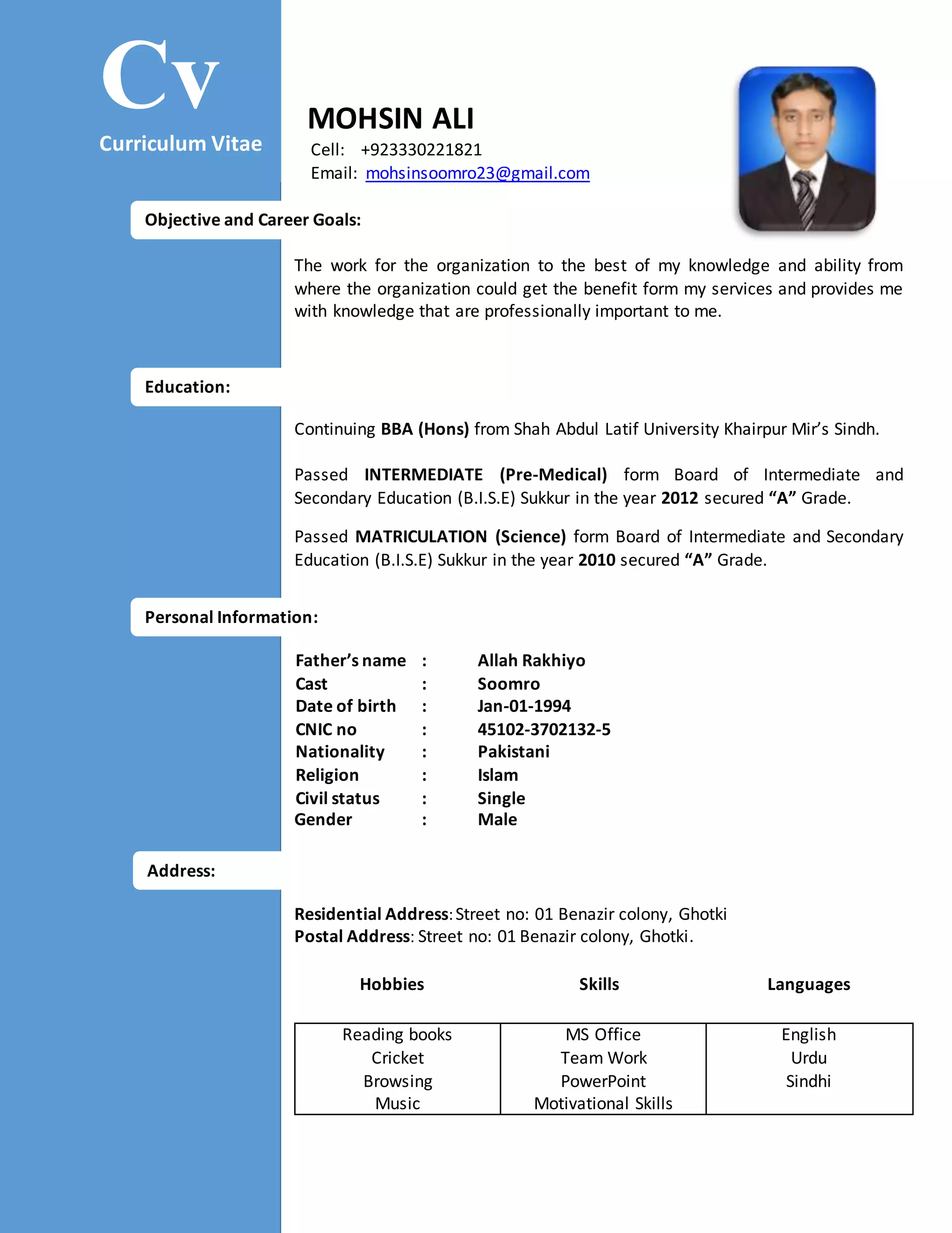 PROFESSIONAL CV | PDF