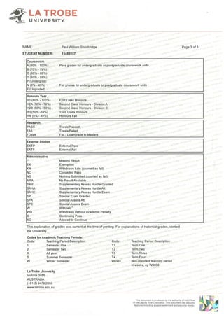 PWS - Academic Record | PDF