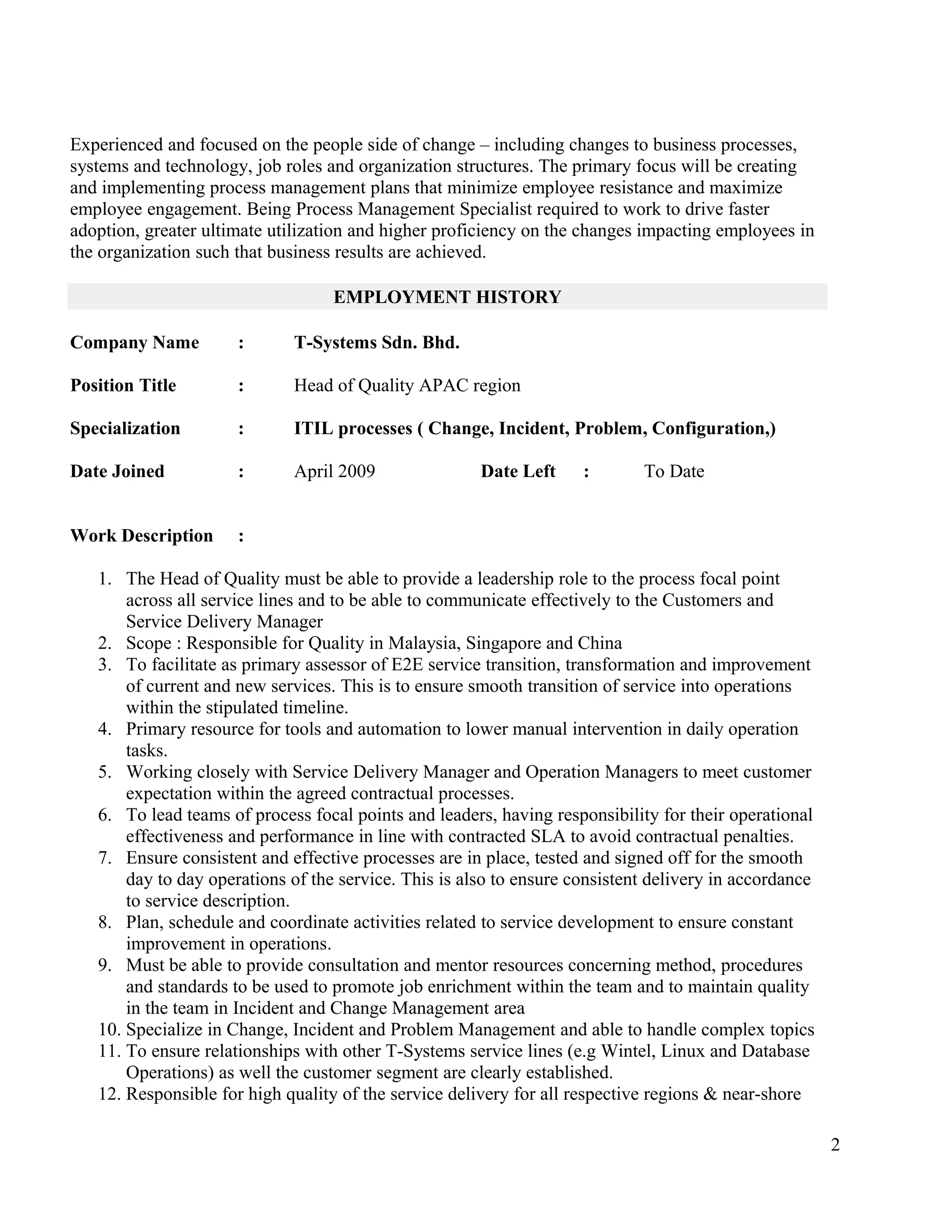 Sarala CV | DOC