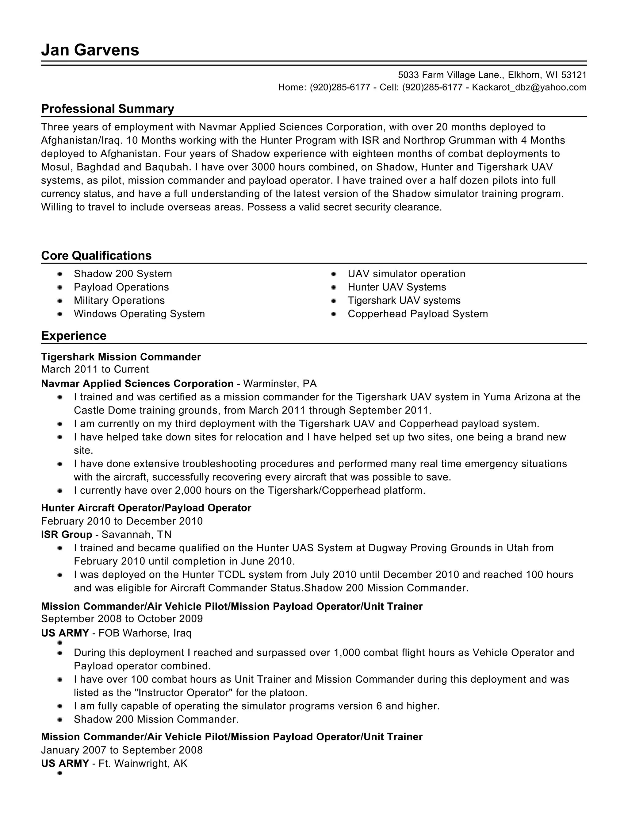 Resume | PDF