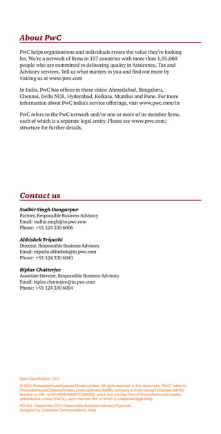 PwC IDEAS flyer - At a glance | PDF