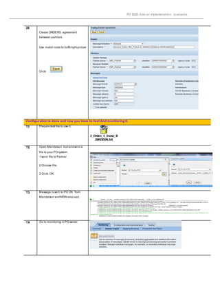 B2B add on implementation scenarios po. part I inbound edi | PDF